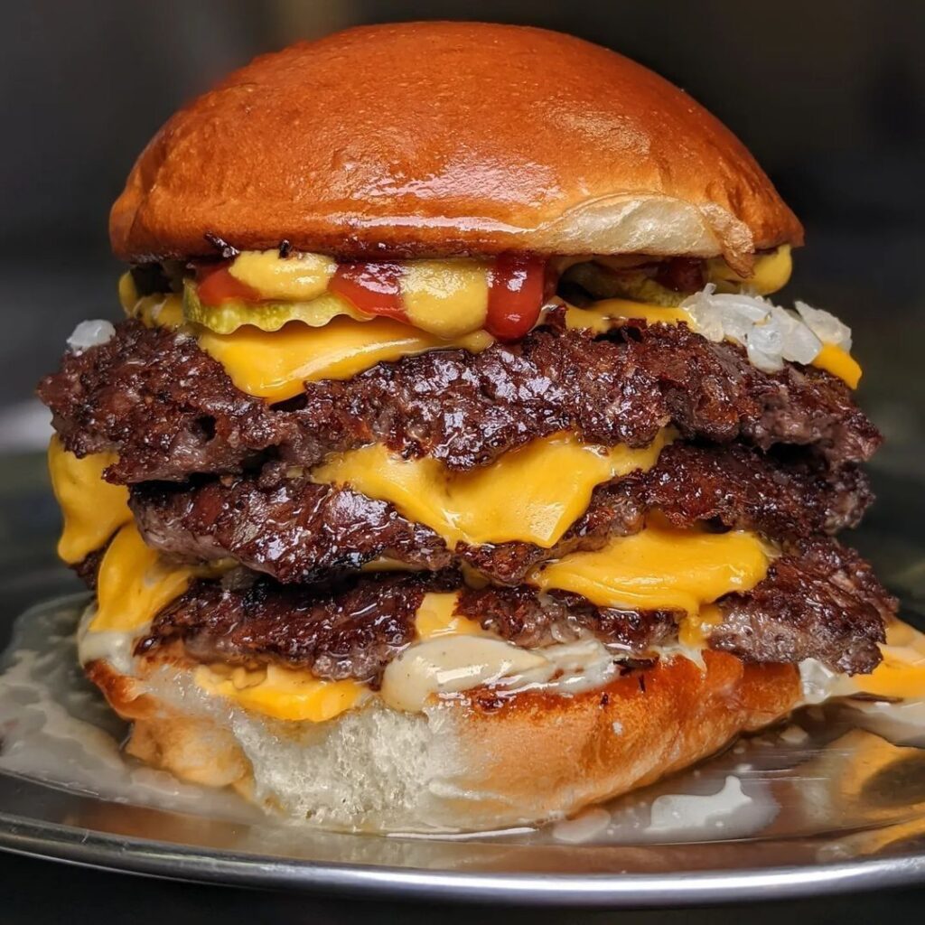 Double Triple Smash Burger - halalsmashburgers.com